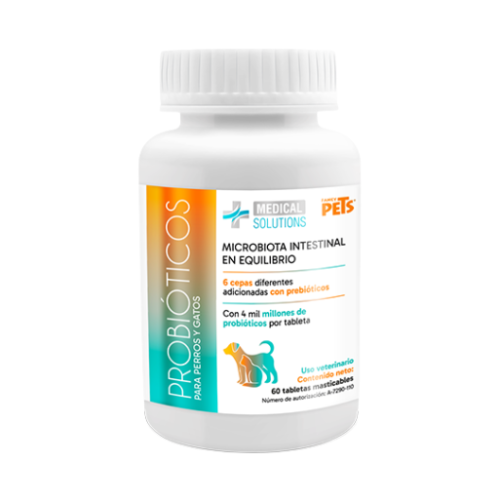 Probióticos masticables para perros y gatos 60 tabletas – Love Pet